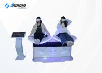 China Double Seats 3 Dof Electronic System VR Slide Simulator With Blue Led Light for sale