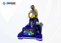 China Galvanize Steel VR Motorcycle Simulator Racing Game Machine Resolution 2560*1440 for sale