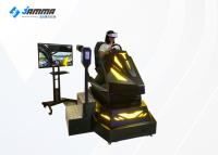 China 3 Dof Electronic System 9D VR Car Simulator For Shopping Mall Black Colour for sale