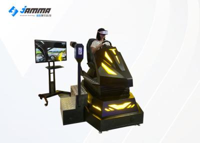 China 3 Dof Electronic System 9D VR Car Simulator For Shopping Mall Black Colour for sale