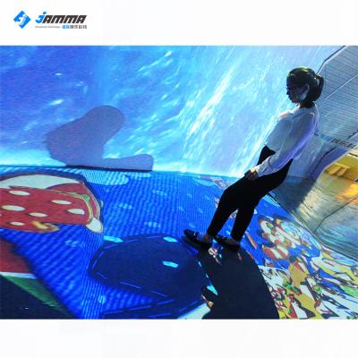 China AR Interactive Game Interactive Floor Projection 1.85X2.5M 21pcs Cartoon Games for sale