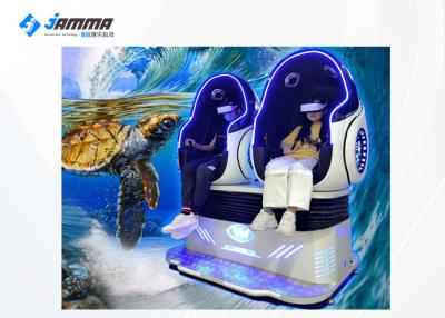 China Coin Operated 2500w 2 Players 9D Egg VR Cinema for sale