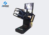 China Single Player VR Flight Simulator 360 Rotation For Roller Coaster for sale