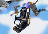 China Single Player VR Flight Simulator 360 Rotation For Roller Coaster for sale