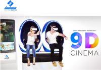 China 2500W VR Egg Chair 2 Players 9D VR Cinema 3 Dof For Game Center for sale