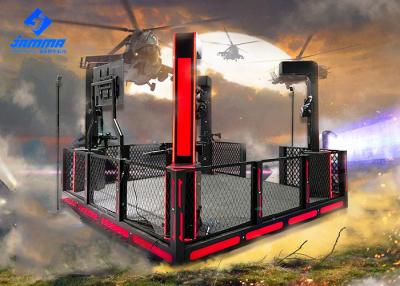China I5 System 4 Players Virtual Reality Shooting Simulator 4 Sets PP Gun 9D Game Machine for sale