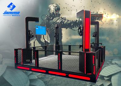 China Multiplayer Virtual Reality Simulator 9D VR Shooting Machine With 10 Games for sale