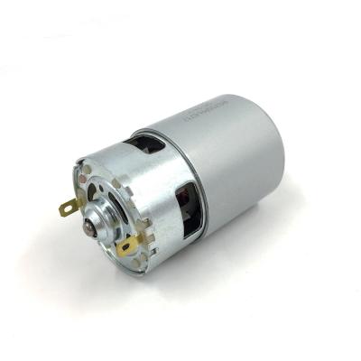 China Faradyi On-demand Customization 775 12V 24V Mini Micro Brush Dc Motor For High-end Toys Diy Electric Motorcycle for sale