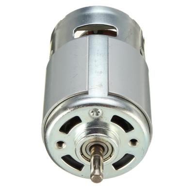 China Faradyi Professional Manufacturer 12V 18700 rpm High Speed 775 DC Brushed Brushless Motor 42*66mm For Messager Gun for sale