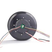 China Faradyi New Motor 24V Dual Shaft High Torque DC Servo Motor with Slip Ring and Encoder for Robot Arm Joint Hub Motor for sale