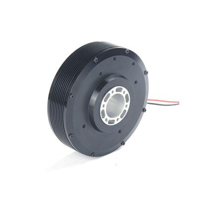 China Faradyi Professional Production PM100 24V 1.6N.m 130RPM 100*29mm High Torque Hollow Shaft DC Brushless Motor For Handheld PTZ for sale