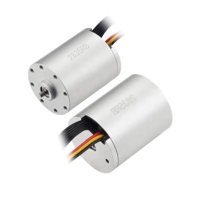 China Faradyi High Quality High Speed with Gearbox Brushless DC Coreless Motor 12V 24V 30V 28*35mm Micro Motor Permanent Magnet IE 1 for sale