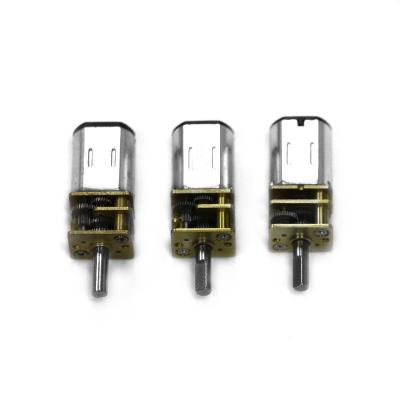 China Farayi Low Cost Low Speed 3v 6v 12v High Precision Electric Mini N20 Dc Gear Motor Reversible For Toy for sale