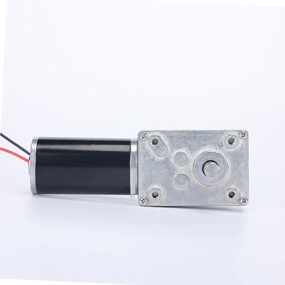 China Faradyi Customized 12Volt Electric Permanent Magnet Brushless Carbon Geared Motors High Speed Worm Gear Dc Electrical Car Motor for sale
