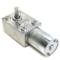 China Faradyi 6-24V 3-65rpm 0.46-2.4A Reversible Dc 12v Double Shaft Permanent Magnet Worm Gear Motor For Electric Bicycle for sale