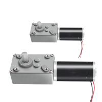 China Faradyi Customized Long Life Worm Gear Motor 12v 24v Low Rpm Shaft Geared Electric Brush Brushless DC Motor For Machine Tools for sale