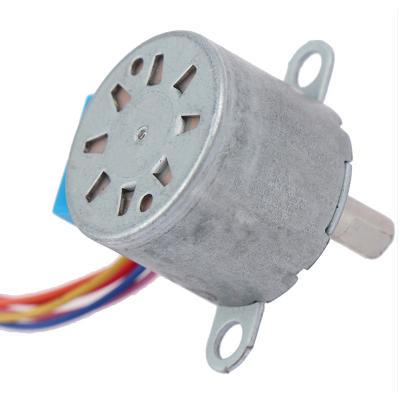 China Faradyi Metal Precision Miniature Dc With Motor Long Axis Double Flat Air Conditioner Stepper Motor for sale