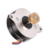 China Faradyi Round Stepper Motor Holding Torque 35mNm DC Stepper Motor With Customized Shaft For Stage Lighting Control for sale