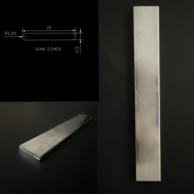 China Rectangle Stainless Steel Flat Steel Bar Cold Rolled SS304 for sale