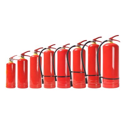 China 1-12KG Foot Ring Type Dry Powder Fire Extinguisher Red Cylinder ISO9001 Certified for Multipurpose Fire Safety for sale