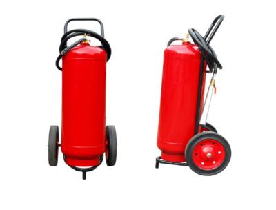 China Omecfire 25kg Wheeled Dry Chemical Fire Extinguisher Customized Logo for sale