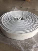 China White EPDM Lined Fire Hose 1'' To 6'' Fire Hose And Nozzle And Coupling for sale