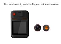 China EDGE 2500mAh Android8.0 Law Enforcement Body Camera for sale
