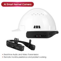 China Grandtime security 4G body camera Hard Hats Instant Meeting SOS Remote Control Conference Wide Angle Camera In Smart H for sale