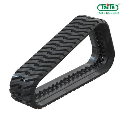 China Continuous CTL Rubber Tracks 450x86BLx52 with Endless Steel Cable for NEUSON 1100T Skid Steer Loaders up to 4000kg for sale