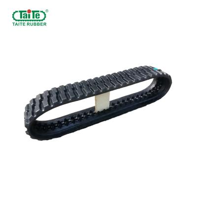 China OEM Quality Continuous Rubber Track 450x86SWMx52 For JCB 1110 Skid Steer Loaders , More Tread Patterns Available for sale