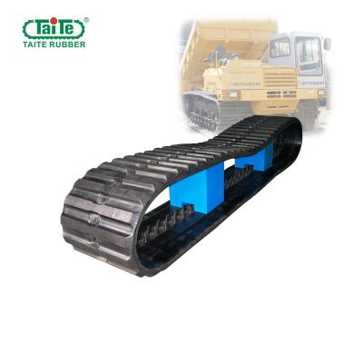 China 750x150x66 Size Dumper Rubber Tracks ISO9001:2015 Certified with Low Noise for Morooka MST2200VD for sale