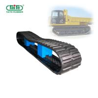 China High Traction 800x150x67 Dumper Rubber Tracks with Tough Rubber Tread Pattern for Komatsu CD110R Carrier for sale