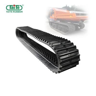 China 700x100x96mm Hitachi Rubber Tracks for Dumper with High Tractive Force and Durable Construction for sale