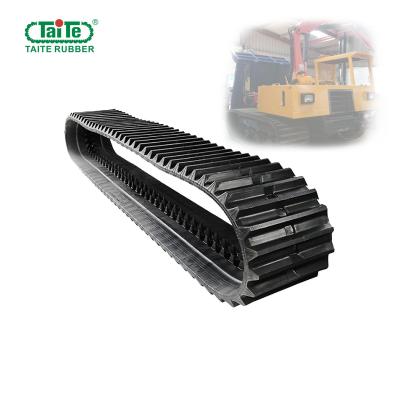China Custom 700X100X80 Dumper Rubber Tracks ISO9001:2015 Certified with High Tractive Force for Hitachi CG 45 Carrier for sale