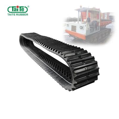 China 600x100x65 Size Dumper Rubber Tracks with High Tractive Force and Long Service Life for Hitachi CG35 for sale