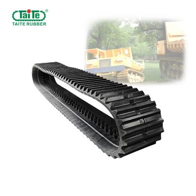 China Mitsubishi Heavy Equipment Rubber Tracks 800x150x68mm with Anti-Vibration Tech and ISO9001:2015 Certified for Dumper for sale