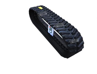 China Black Lightweight Rubber Tracks , HOLMAC Rubber Tracks For Mini Diggers for sale