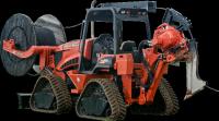 China RT120 Quad Undercarriage Continous Rubber Tracks 450x86ARBX42 for Ditch Witch RT120/RT115 for sale