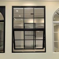 China Custom Made Aluminum French Windows Awning Window With Precision Rain Diverter for sale