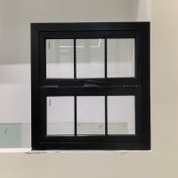 China Checkered Design Aluminum Fold Up Windows Seamless Connection Heat Insulation for sale