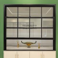 China Lattice Vertical Sliding Window Optimal Light Diffusion Architectural Elegance for sale