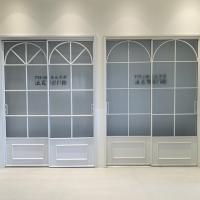 China Custom Size Silent Glide Aluminium Sliding Doors With Low Friction Track System for sale
