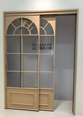 China Custom Size Silent Glide Aluminium Sliding Doors With Low Friction Track System for sale