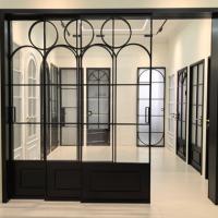 China French Style Aluminium Kitchen Sliding Door Smooth Gliding Versatile Room Separation for sale