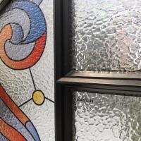 China Energy Saving Fixed Aluminum Frame Window Stained Glass Visual Appeal Thermal Break for sale