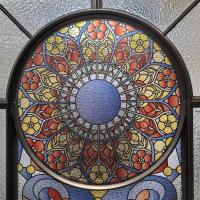 China Energy Saving Fixed Aluminum Frame Window Stained Glass Visual Appeal Thermal Break for sale