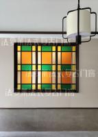China French Style Aluminium Glass Partition Room Divider For Office Commercial Residential for sale