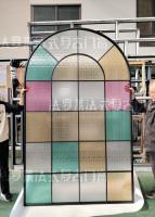 China French Style Aluminium Glass Partition Room Divider For Office Commercial Residential for sale