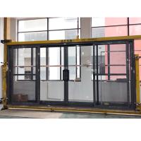 China High Strength Aluminum Sliding Doors UV Resistant With Powder Coated Finish for sale
