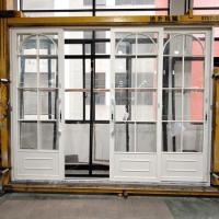 China Wide Span Aluminium French Doors Aluminum Patio Sliding Door Heavy Duty Construction for sale